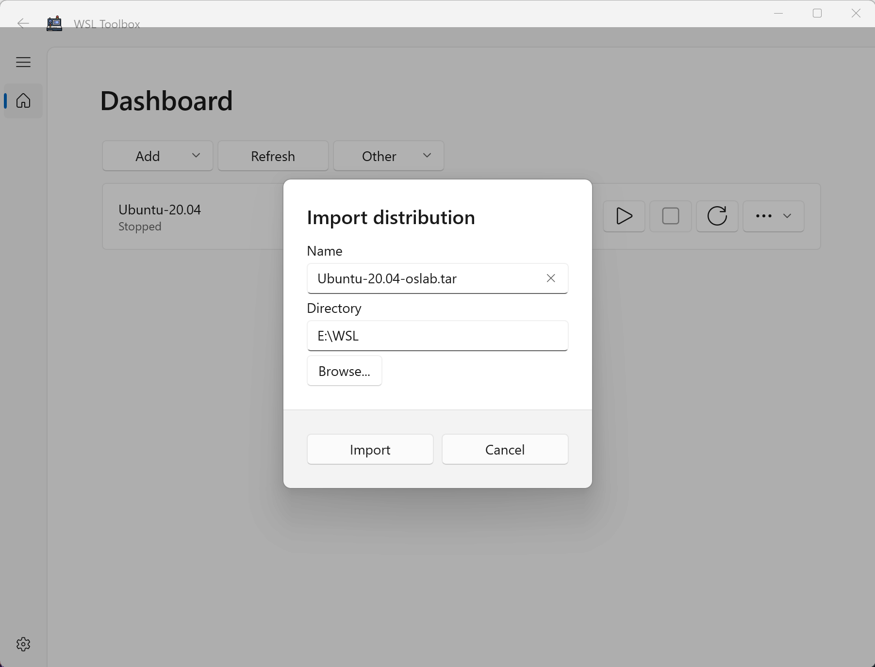 02 使用WSL ToolBox管理你的Linux子系统